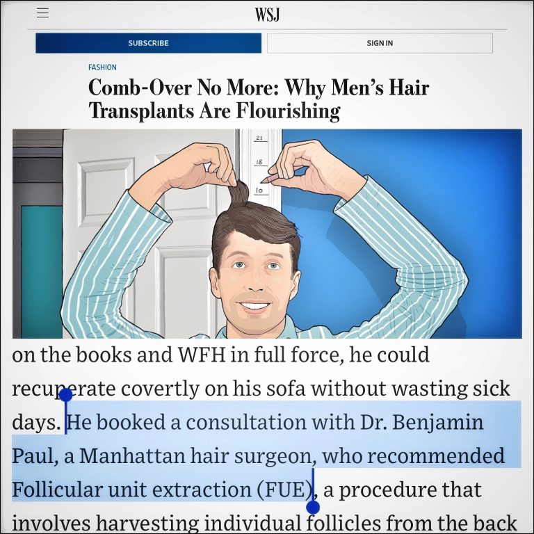 Dr. Benjamin Paul in the Wall Street Journal | Dr. Benjamin Paul